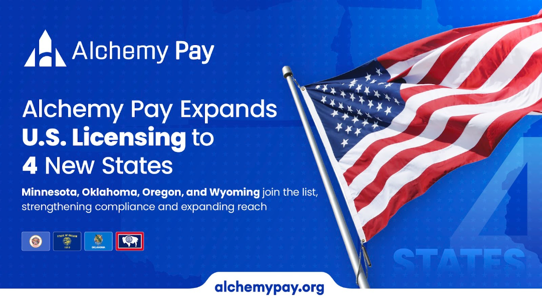 Alchemy Pay Expands U.S. Compliance with Four New Money Transmitter ...